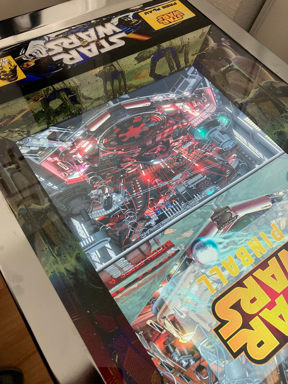 Arcade1up Arcade 1up Pinball Star Wars Bezel 4 Piece Decal Set - Etsy