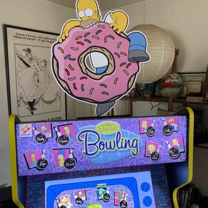 The Simpsons Arcade Toppers Arcade1up - Etsy
