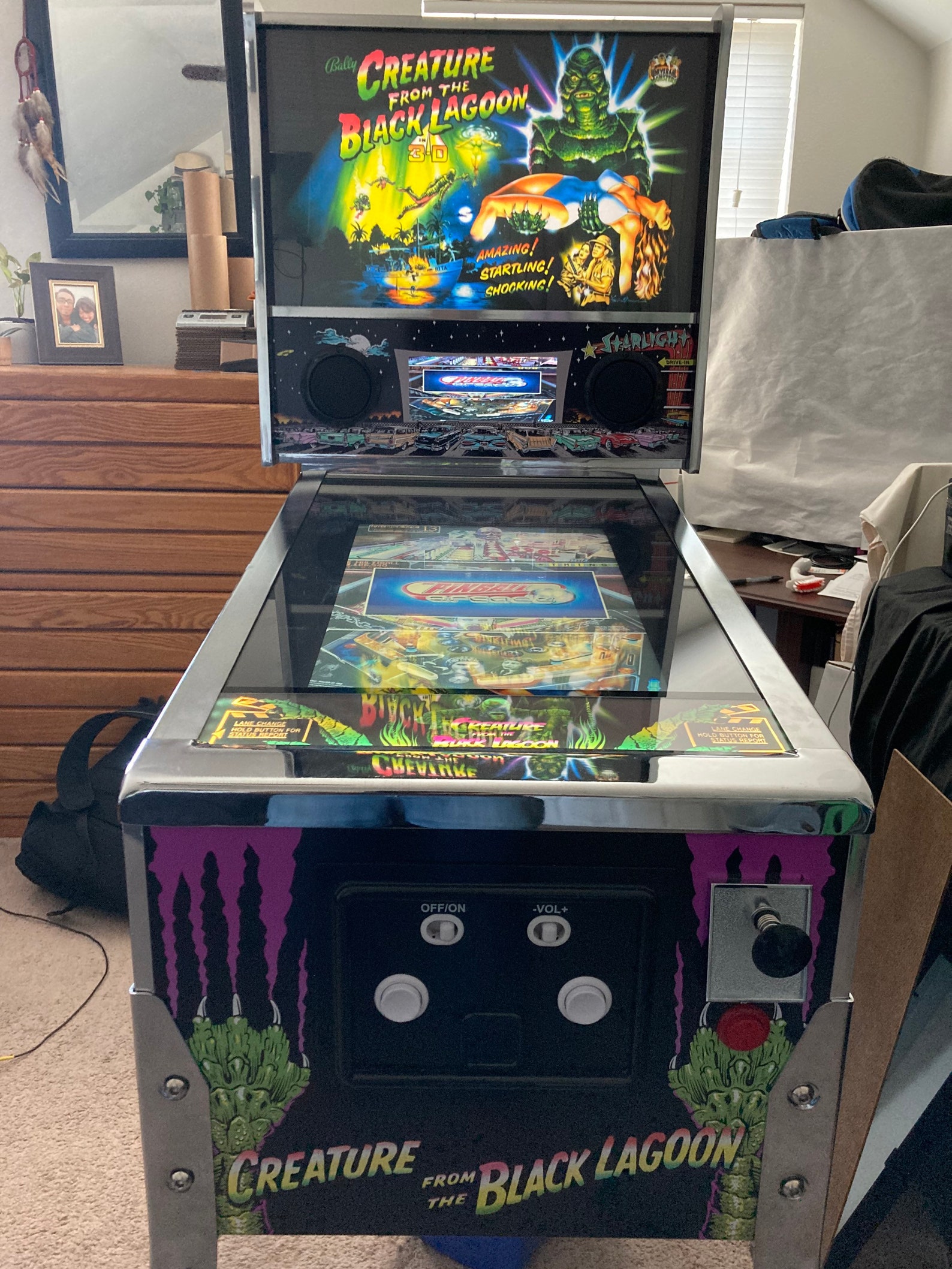 Arcade1up Arcade 1up Pinball Decal Wrap Sticker 8 Piece Set Creature ...