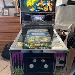 Arcade1up Arcade 1up Pinball Decal Wrap Sticker 8 Piece Set Creature ...