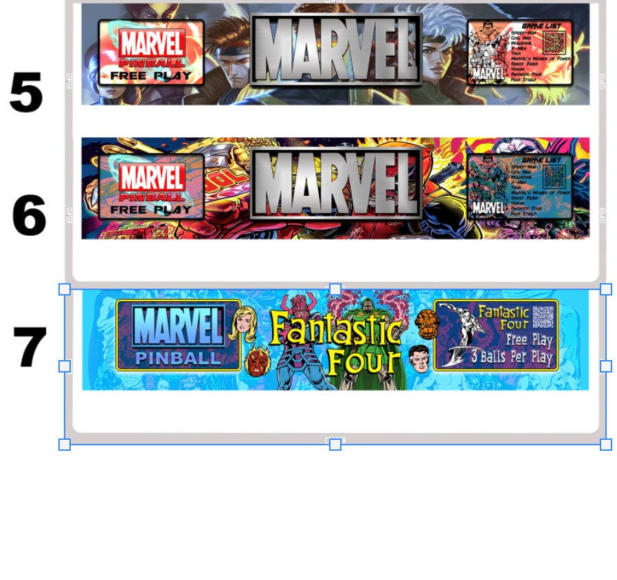 Arcade1up Pinball Graphic Decal Top Plate Apron Star Wars - Etsy