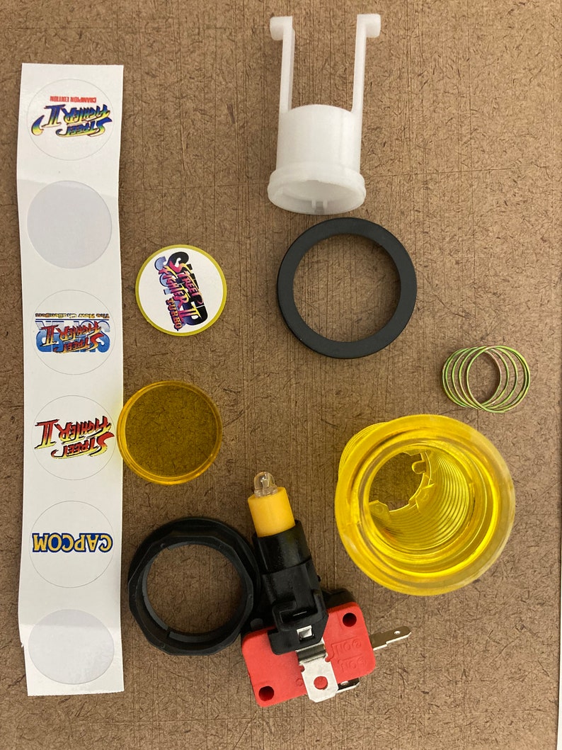 TMNT Arcade Button Sticker Decal Inserts Arcade1up 1up for Your Modded ...