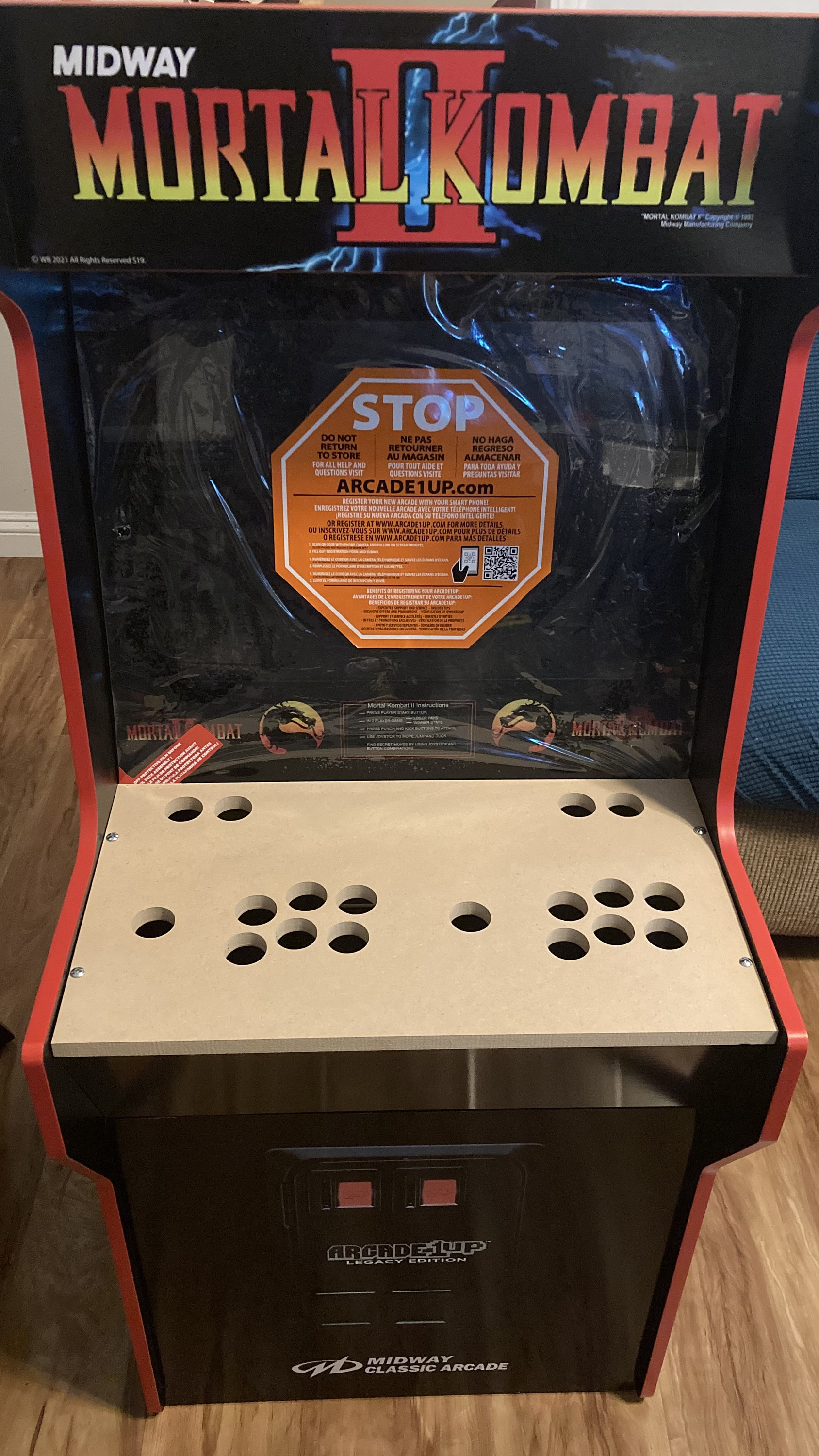 Arcade1up Arcade 1up Street Fighter 2 Deluxe Cab, MK Legacy, Custom ...