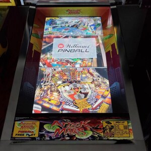 Arcade1up Arcade 1up Pinball Star Wars, Marvel, Attack From Mars, Bezel ...