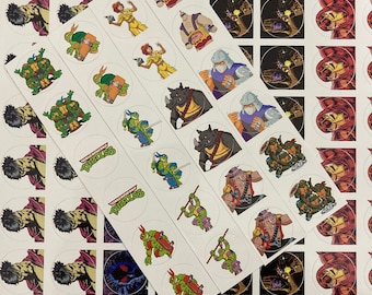 TMNT Arcade 1up Cabinet Riser Graphic Decal Sticker - Etsy