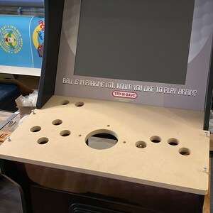 Arcade1up Custom Control Fighter Panel for the Gen 1 and 2 Cabs ...