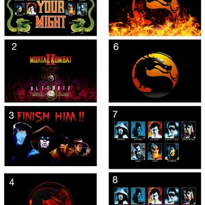 Arcade1up Arcade 1up Mortal Kombat MK 1 30th Anniversary Front Panel 3 ...