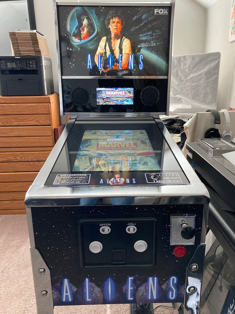Arcade1up Arcade 1up Pinball Apron and Backglass Artwork Archer Boba ...