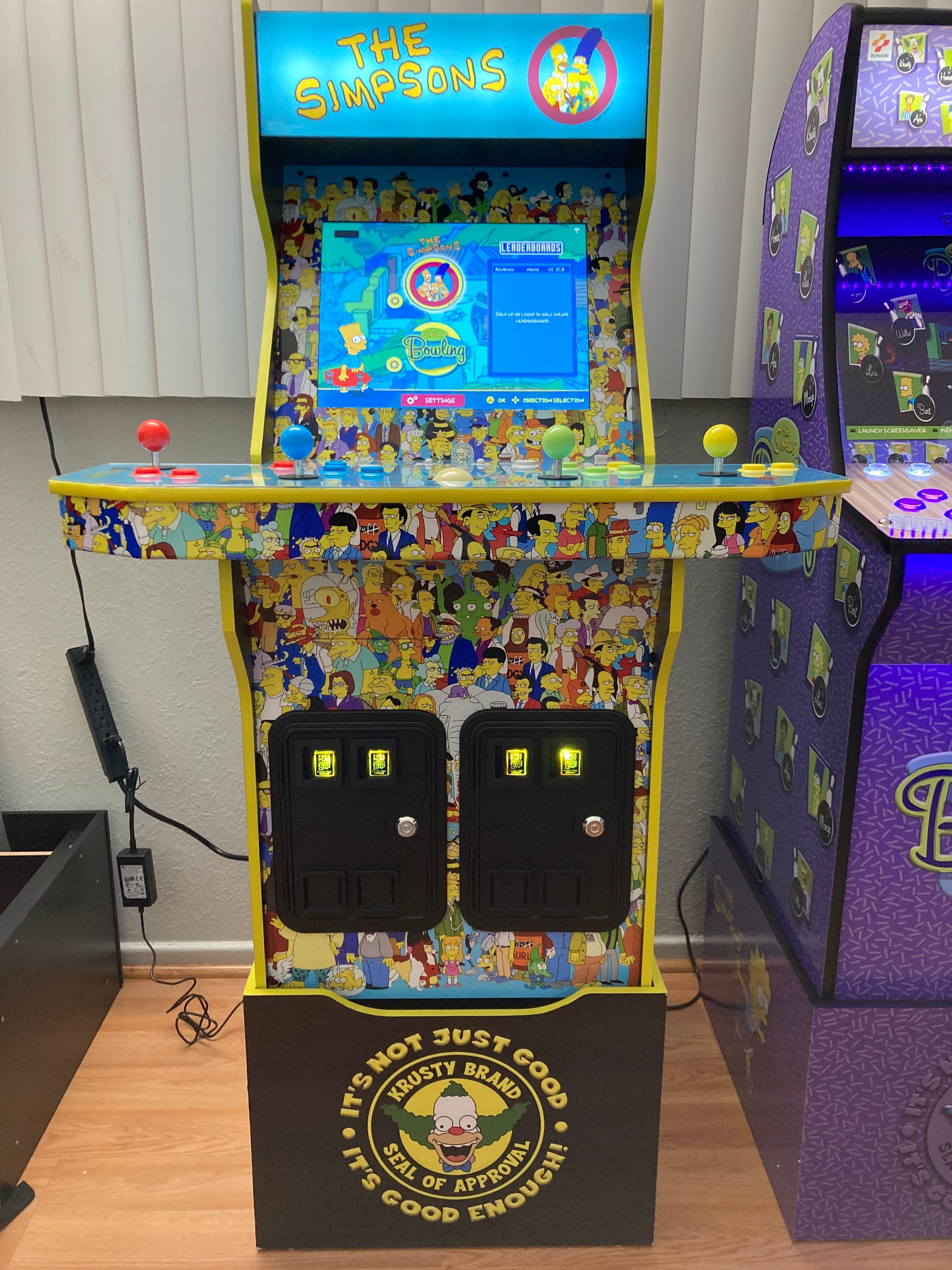 The Simpsons Arcade1up Arcade 1up 5 Piece Front Decal Sticker - Etsy