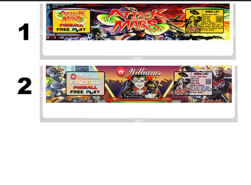 Arcade1up Pinball Graphic Decal Top Plate Apron Star Wars - Etsy