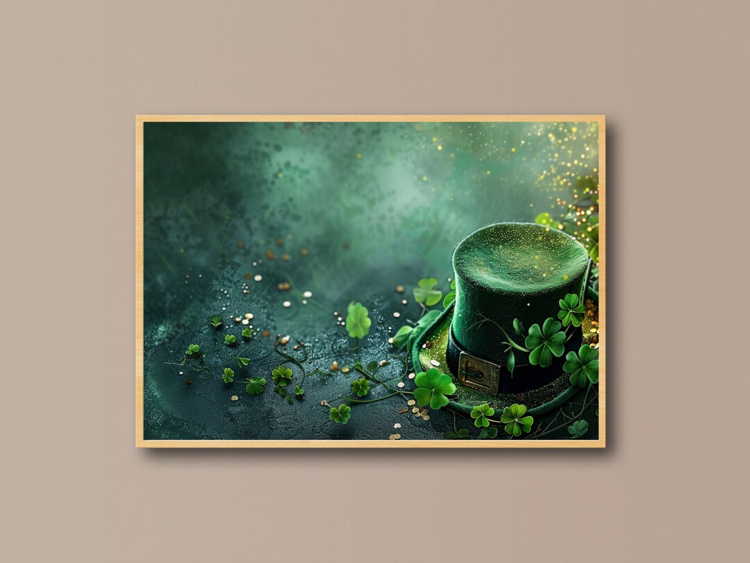 St Patrick's Day Leprechaun Hat | Printable Wall Art | Digital Wall Art ...