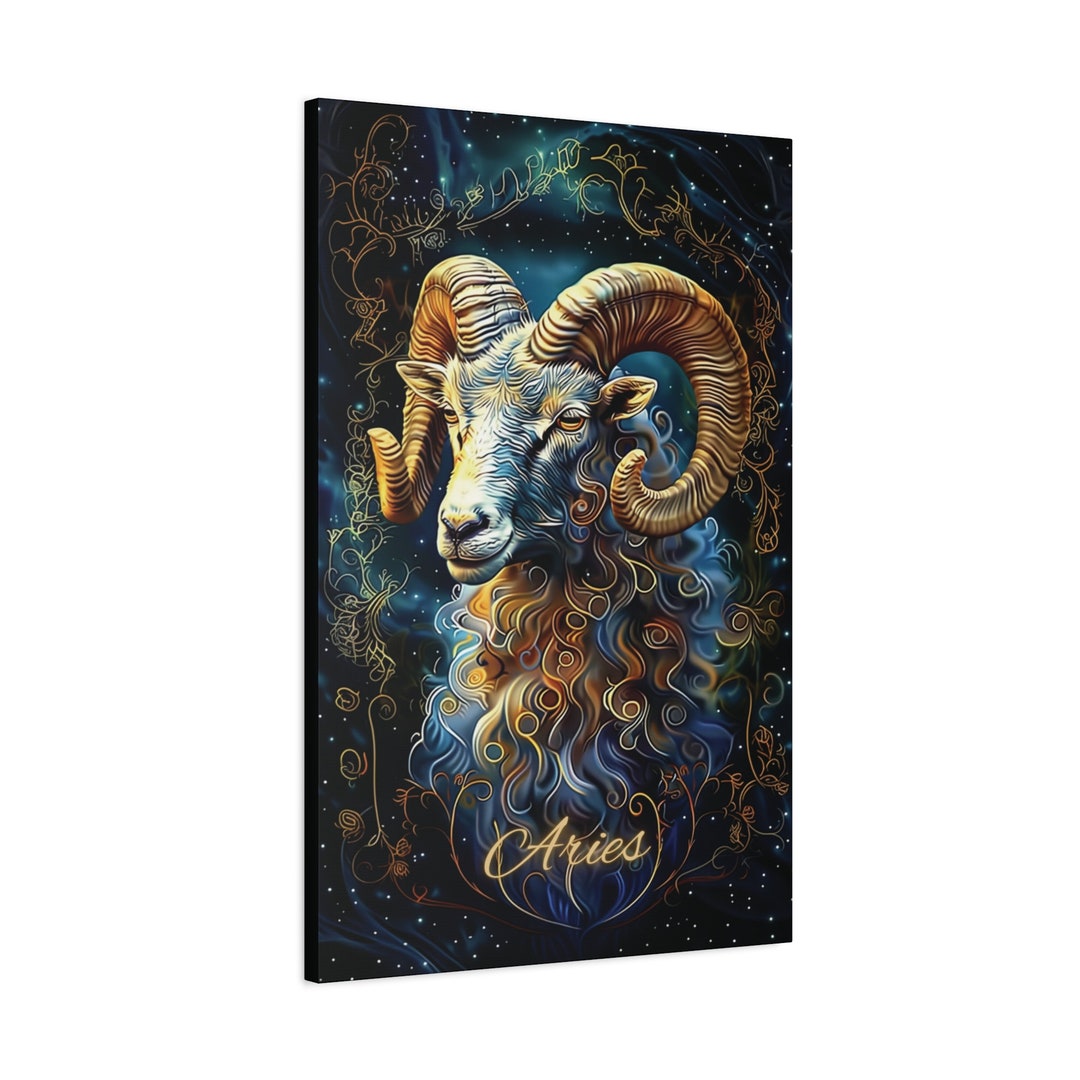 Aries Art Print, Aries Art, Aries Zodiac Art, Zodiac Art, Printable ...