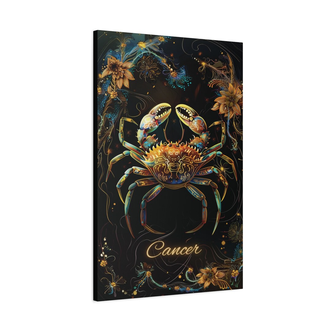 Cancer Zodiac Art, Cancer Art Print, Cancer Astrology Art, Cancer Wall ...