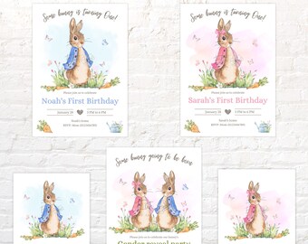 Peter Rabbit Birthday Clip Art - Etsy