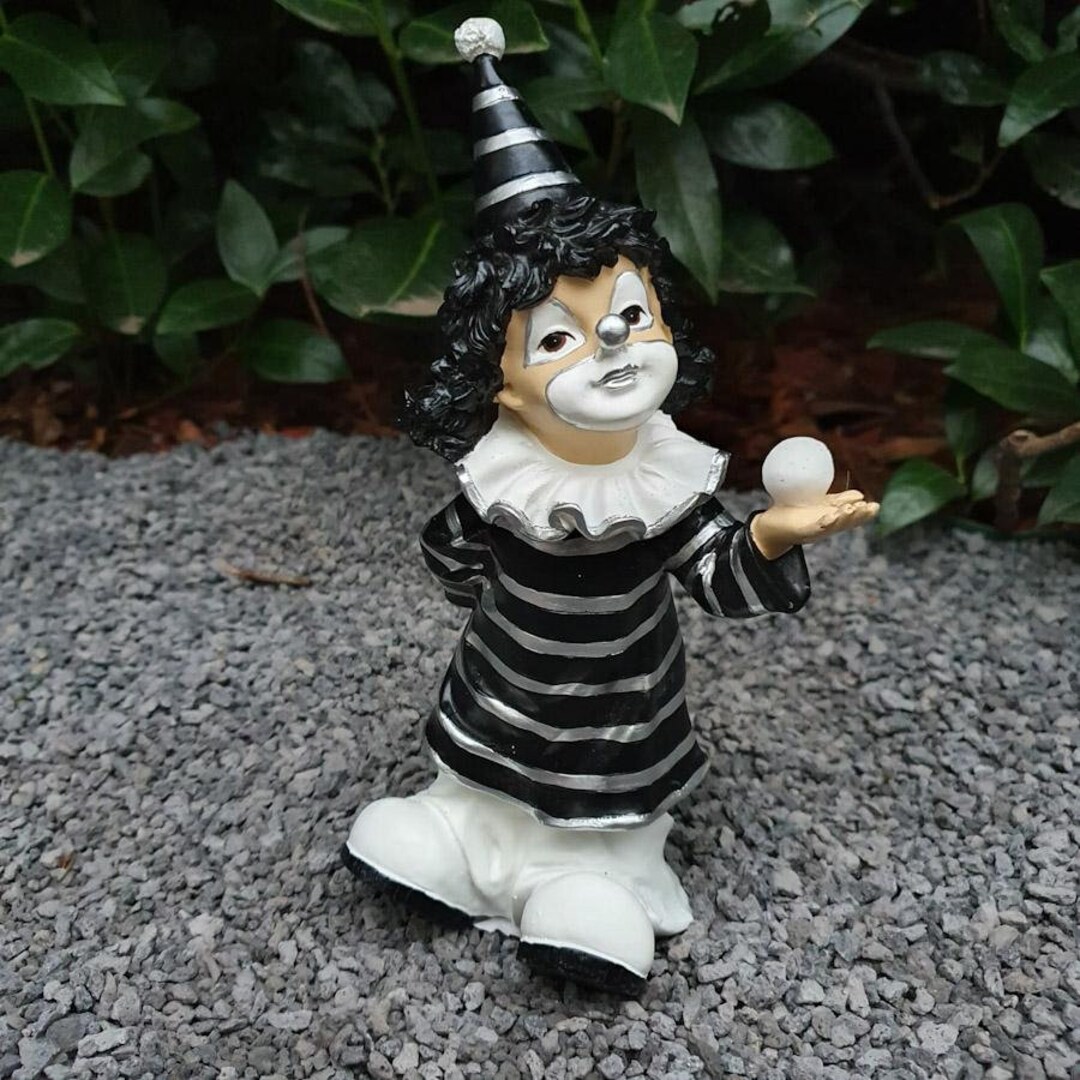 Garden Figure Clown Figure With Ball 22 Cm - Etsy