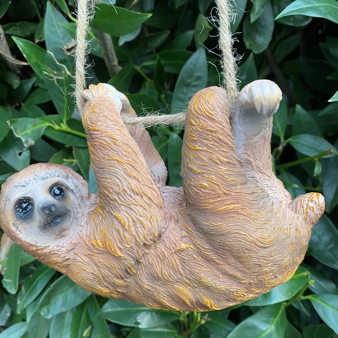 Garden Figure Sloth Figure Hangs From 13 Cm - Etsy