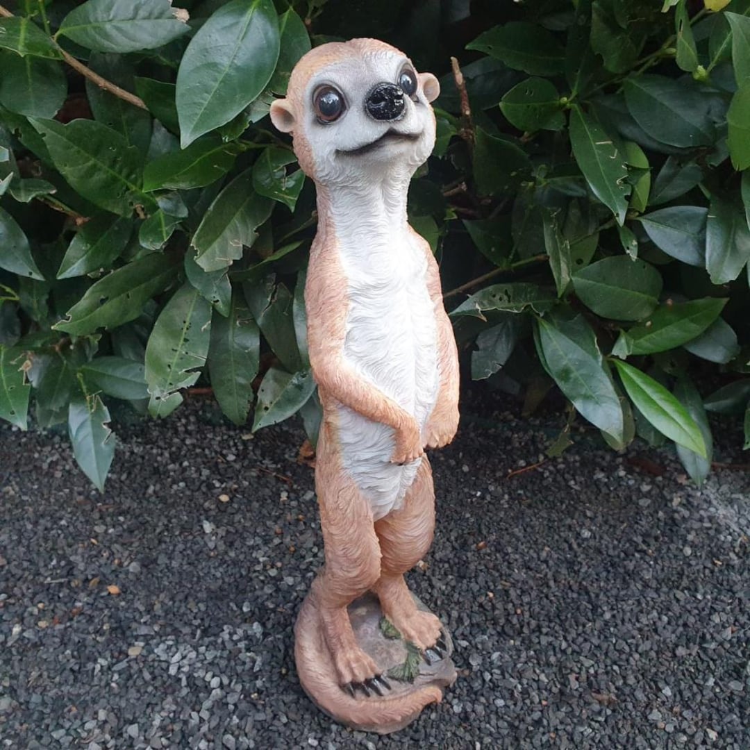 Garden Figure Standing Meerkat Figure 39 Cm, Figure for the Garden - Etsy