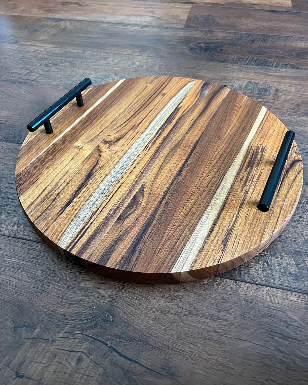 Large Round Charcuterie Board or Serving Tray - Etsy
