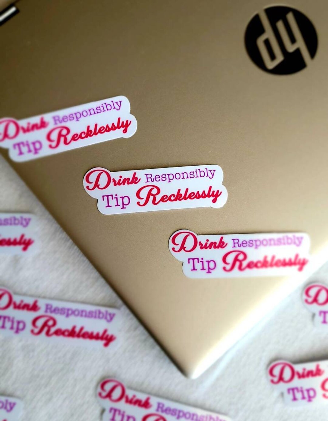 Tip Recklessly Sticker - Etsy