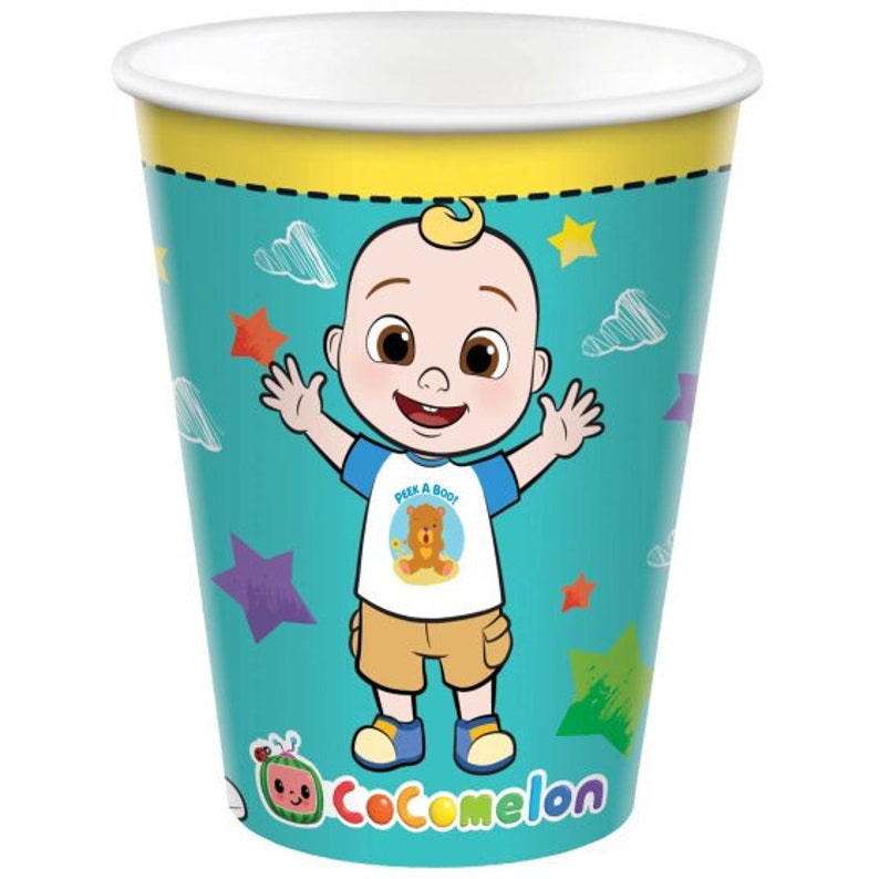 Cocomelon Theme Kids Table Birthday Decoration Party Pack Supplies ...