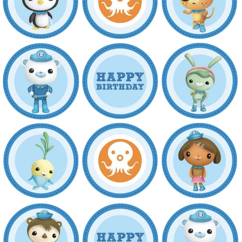 Octonauts Cake Topper - Etsy Australia