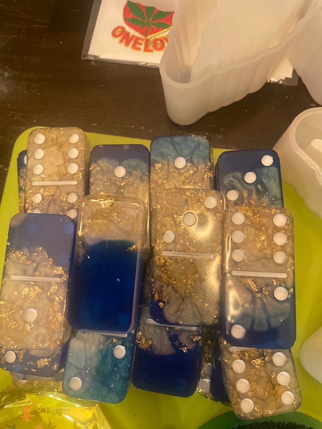 Beautiful Custom Resin Dominoes the Dominoes Can Be Created With Your ...