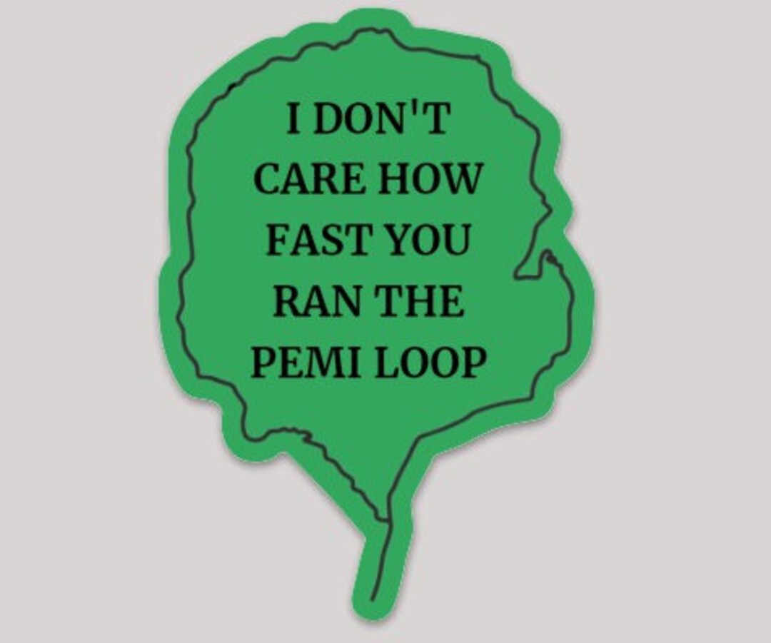 Sassy Pemi Loop Sticker - White Mountains NH - Etsy