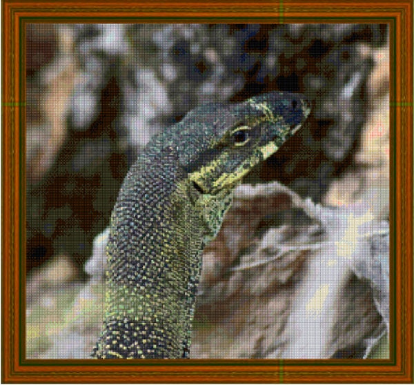 LACE MONITOR - Cross Stitch Chart - Etsy