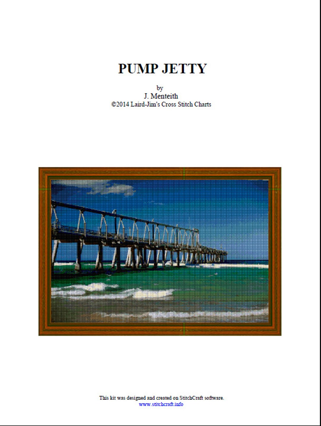 PUMP JETTY - Cross Stitch Chart - Etsy