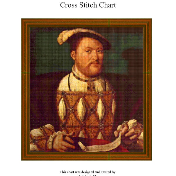 Henry Viii Cross Stitch Patterns - Etsy