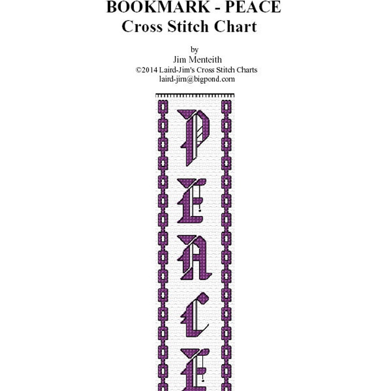 Peace Sign Cross Stitch - Etsy