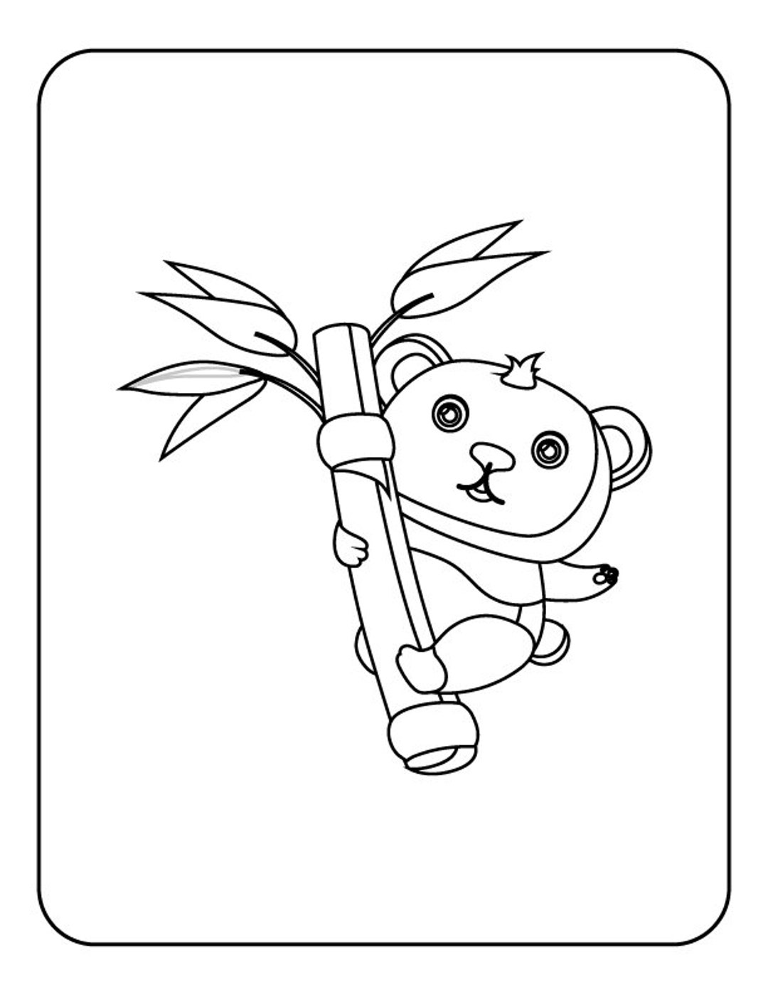 20 Panda Coloring Pages! - Etsy