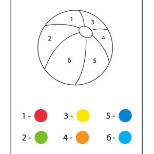 150 Color by Number Coloring Pages! - Etsy