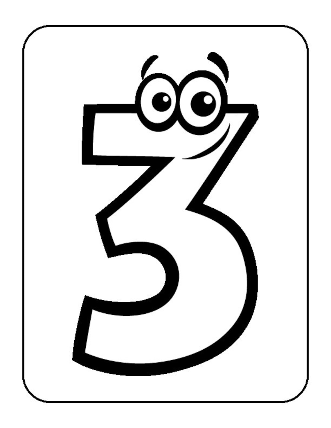 145+ Number and Letter Coloring Pages! - Etsy