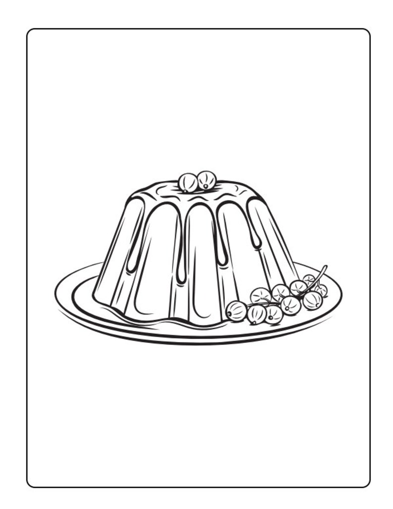 200+ Delicious Food Coloring Pages! - Etsy