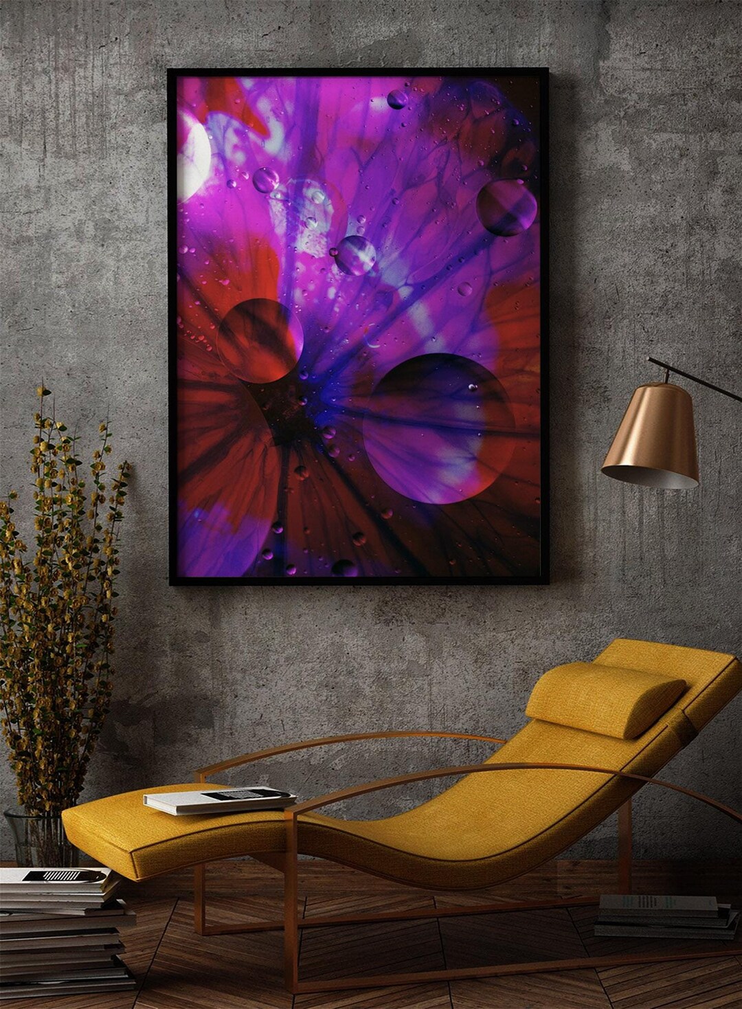 A Photo Collage. Created by Layering Close-up Shots of Flowers and ...