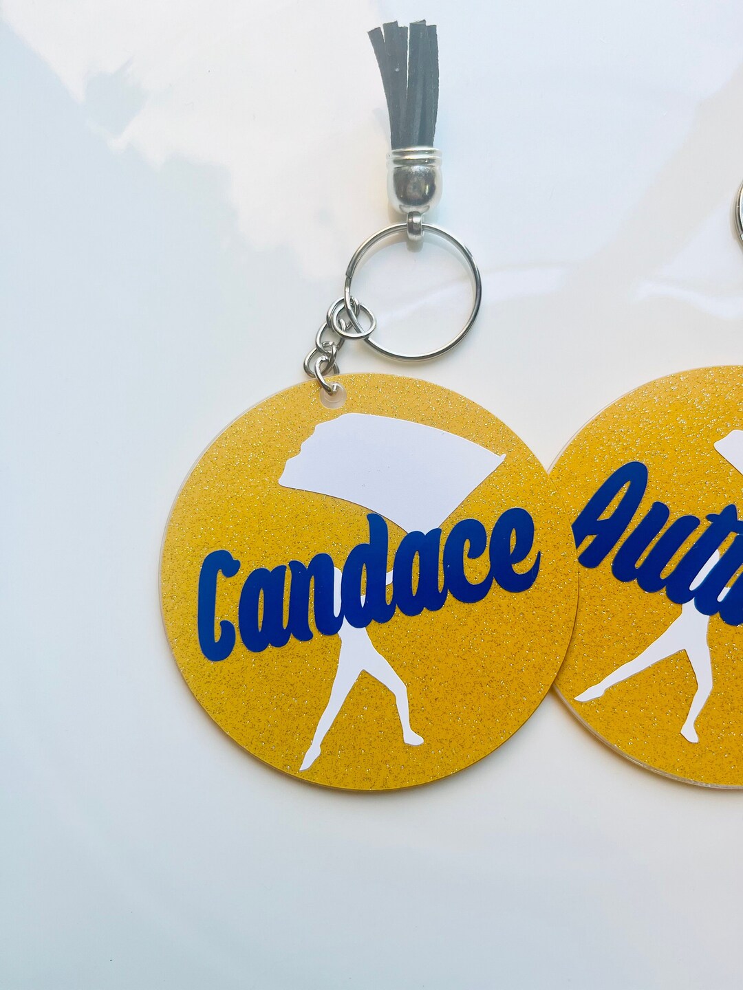 Color Guard, Glitter Bag Tag, Personalized Bag Tag, Colorguard Gift ...