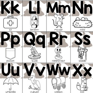 Wild West Alphabet - Etsy