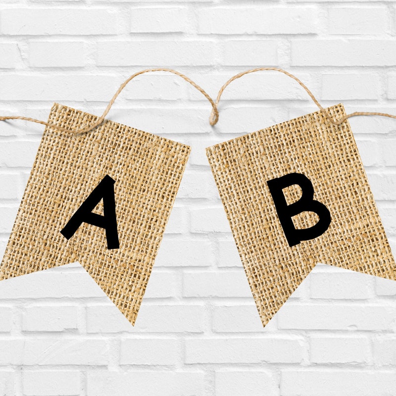 Burlap Letters - Etsy