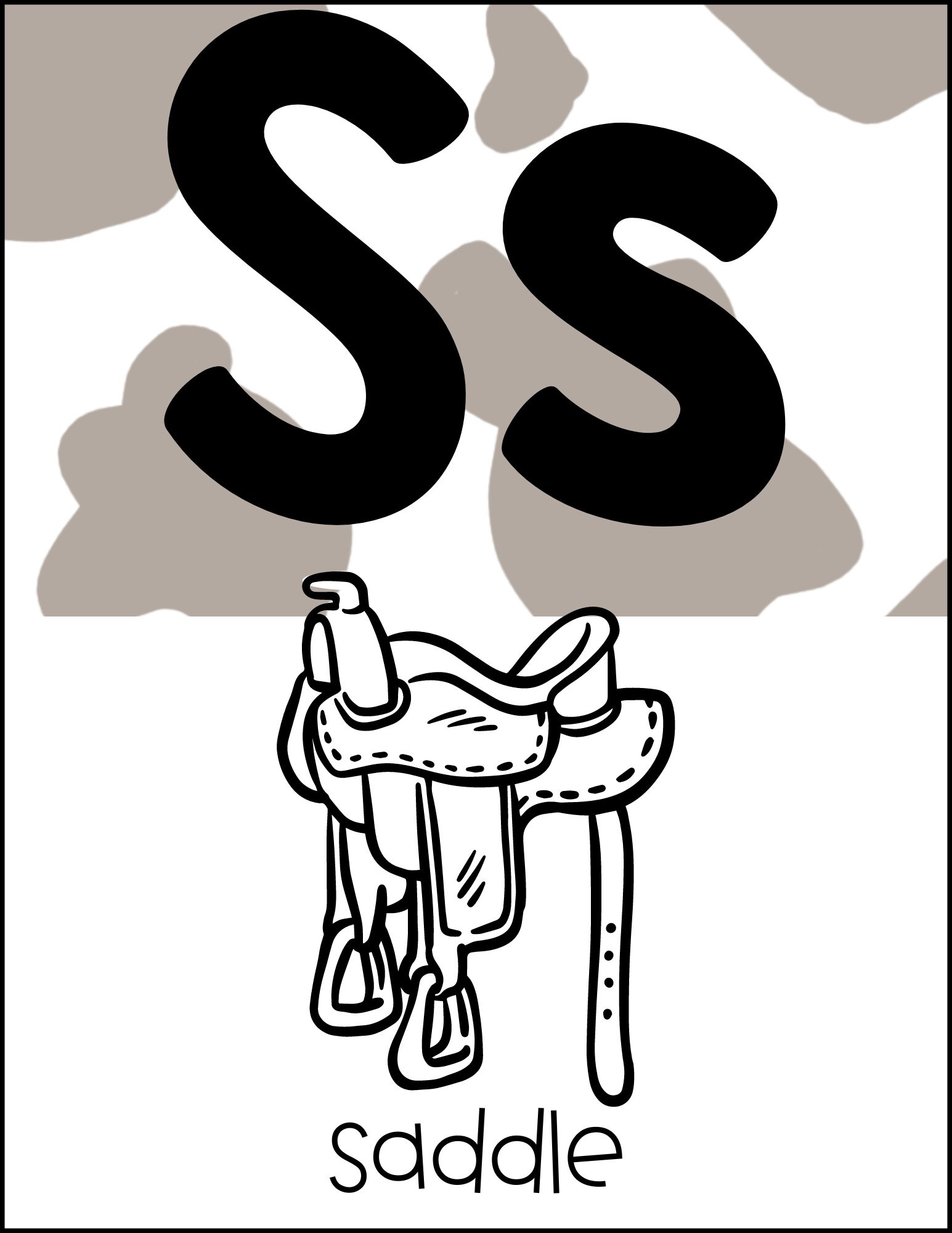 Wild West Alphabet - Etsy