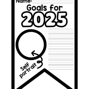 New Year Goals Banner, 2025 Banner, 2025 Goals, 2025 Activities, 2025 ...