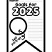 New Year Goals Banner, 2025 Banner, 2025 Goals, 2025 Activities, 2025 ...