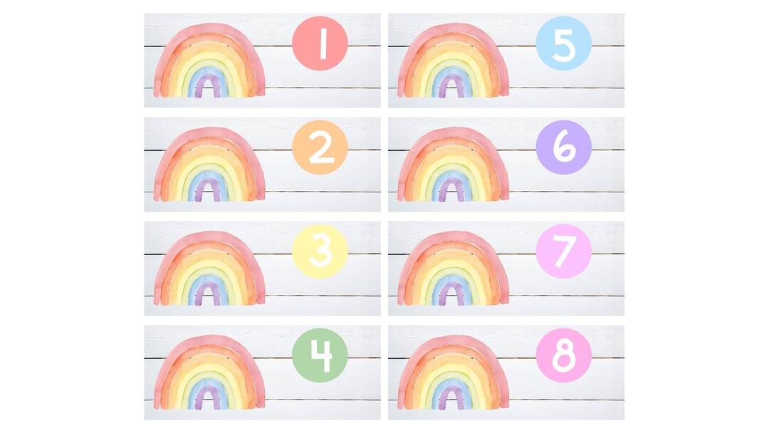 Polka-triangle Name Tags - Etsy