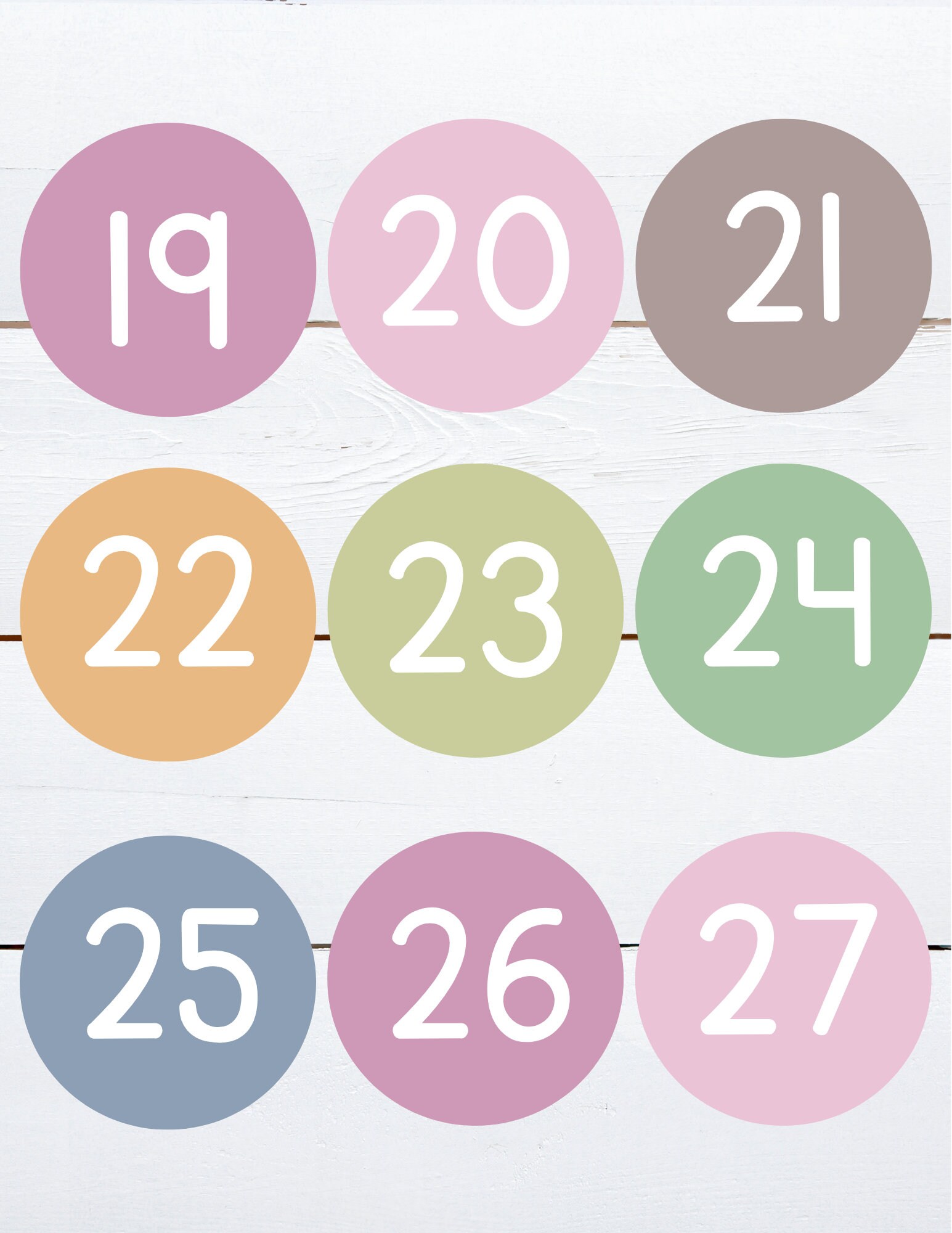 Shiplap Toolbox Numbers - Etsy