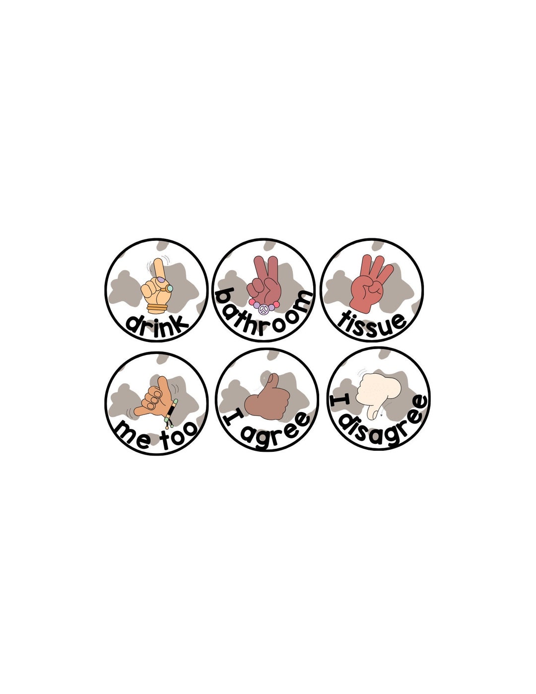 Wild West Hand Signal Posters - Etsy