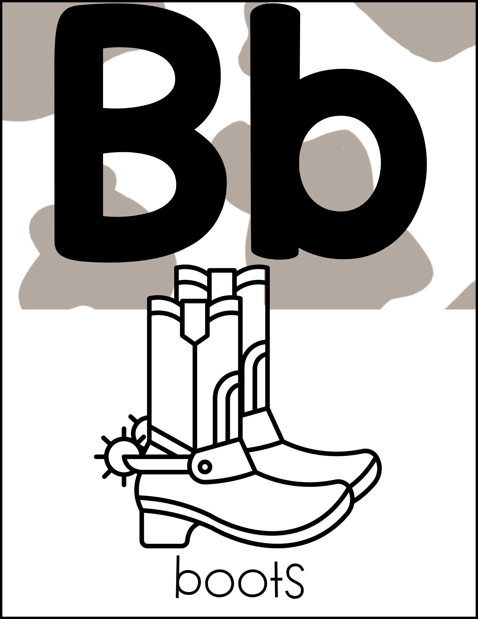 Wild West Alphabet - Etsy