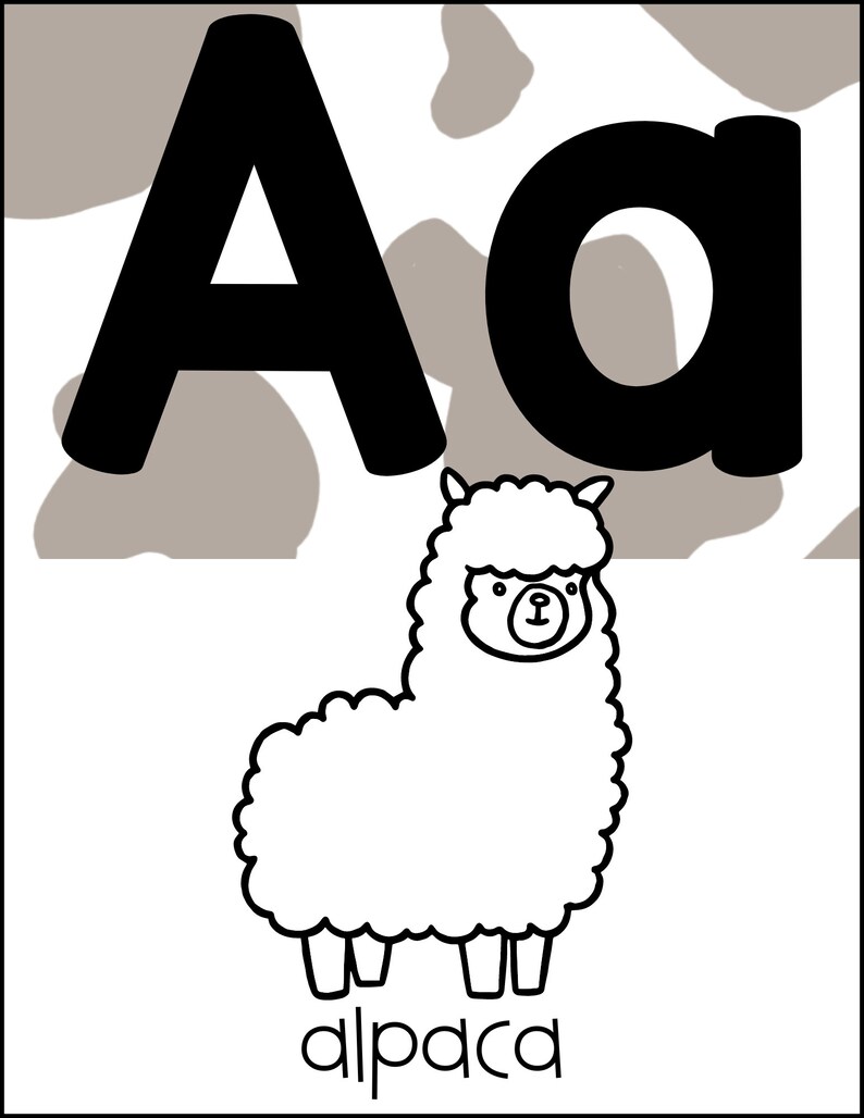 Wild West Alphabet - Etsy