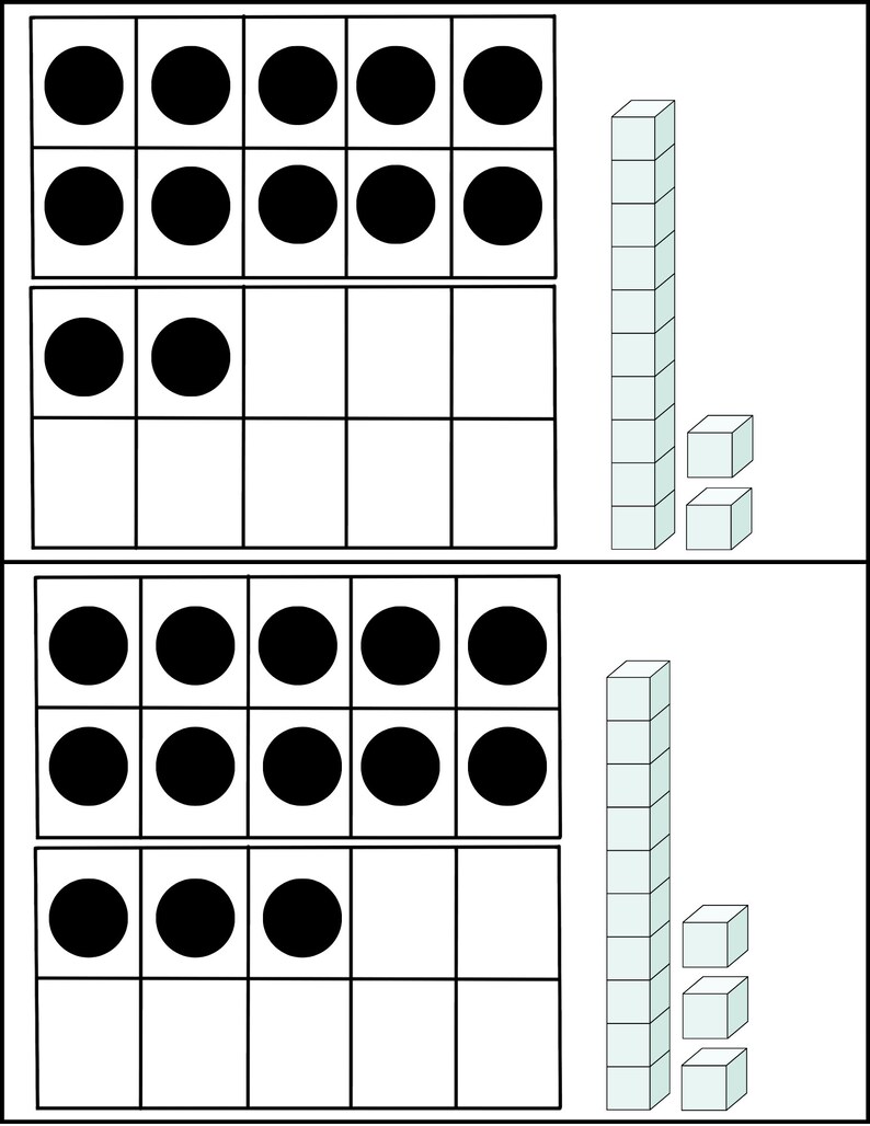 Number Line, Math Way Counting, Tallies, Ten Frames, Number Wall Cards ...