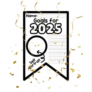 New Year Goals Banner, 2025 Banner, 2025 Goals, 2025 Activities, 2025 ...