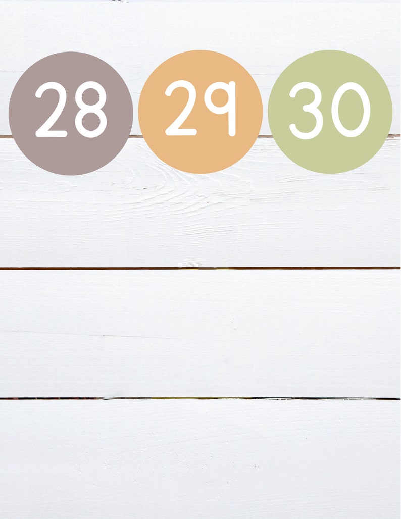 Shiplap Toolbox Numbers - Etsy